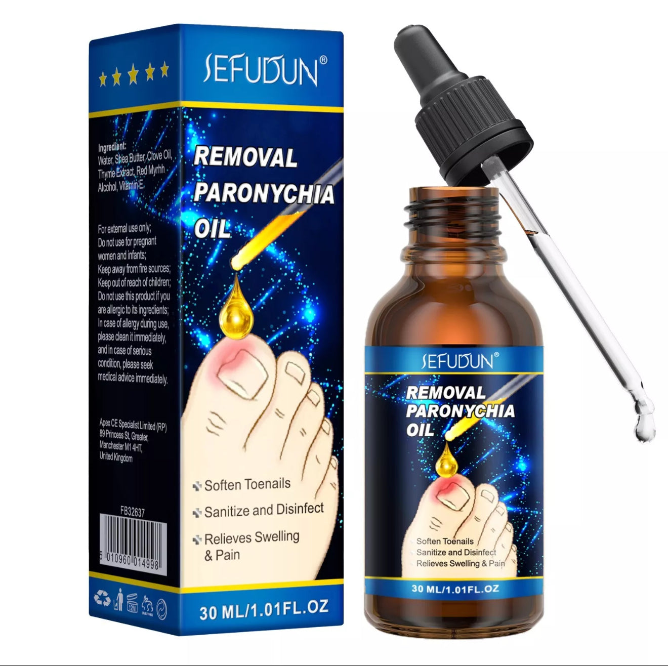 7-Day Toenail Fungus Treatment oil Anti Paronychia Relief Oil,Bunion T ...