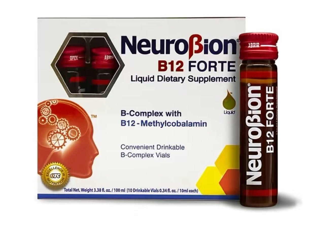 NEUROBION - B12 FORTE - LIQUID DIETARY SUPPLEMENT - 10 VIALS – Thai ...